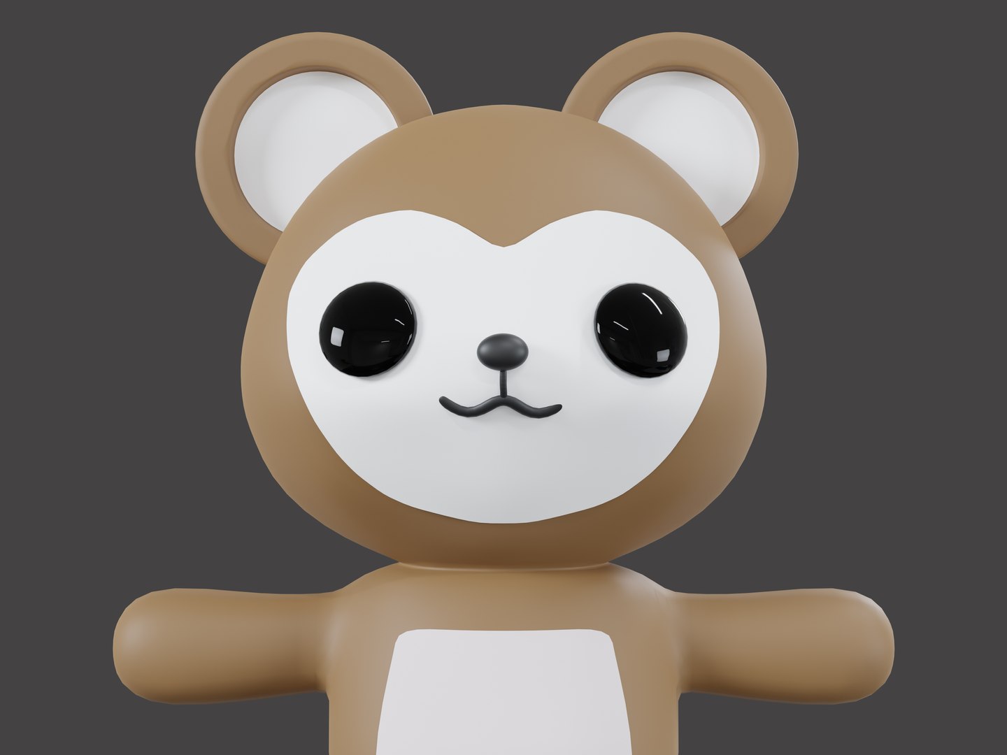 Monkey 3D - TurboSquid 1952557