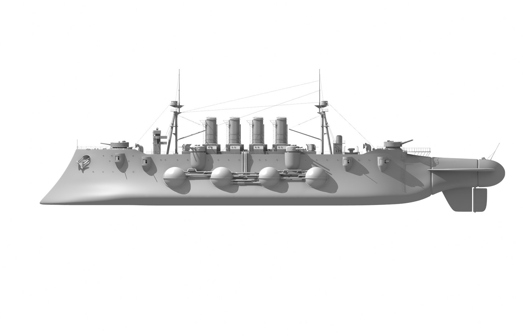3D Steampunk Flying Cruiser Model - TurboSquid 1957554