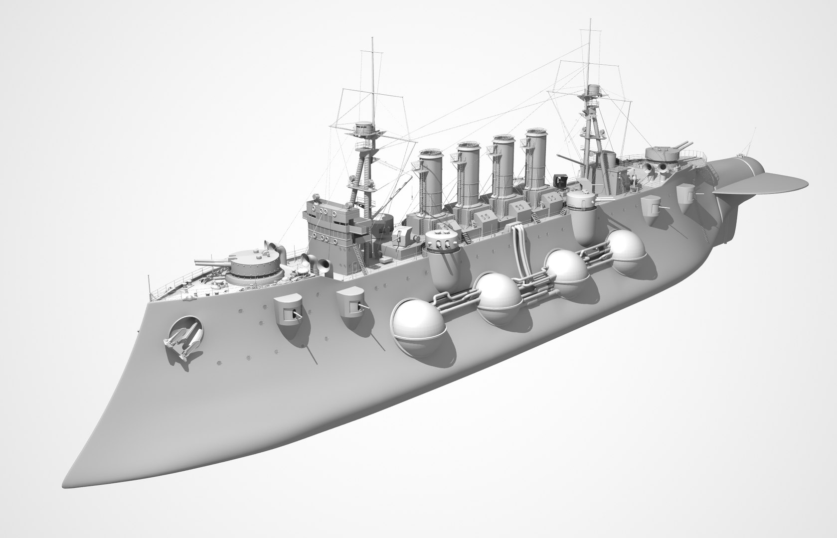 3D Steampunk Flying Cruiser Model - TurboSquid 1957554
