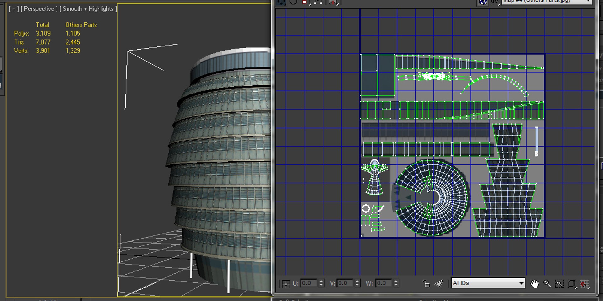 3d London City Hall