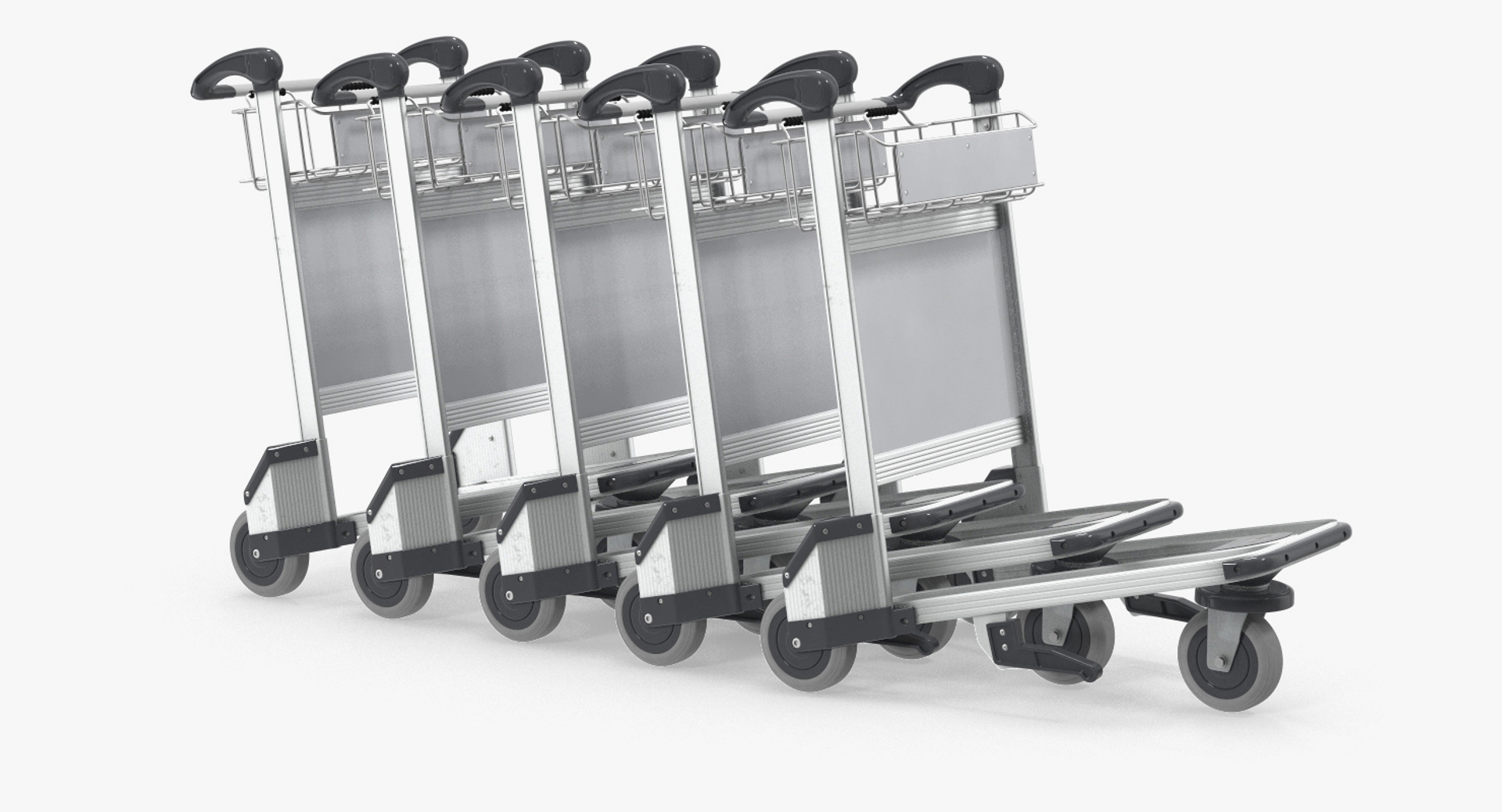 Baggage Airport Trolleys Air Model - TurboSquid 1332738