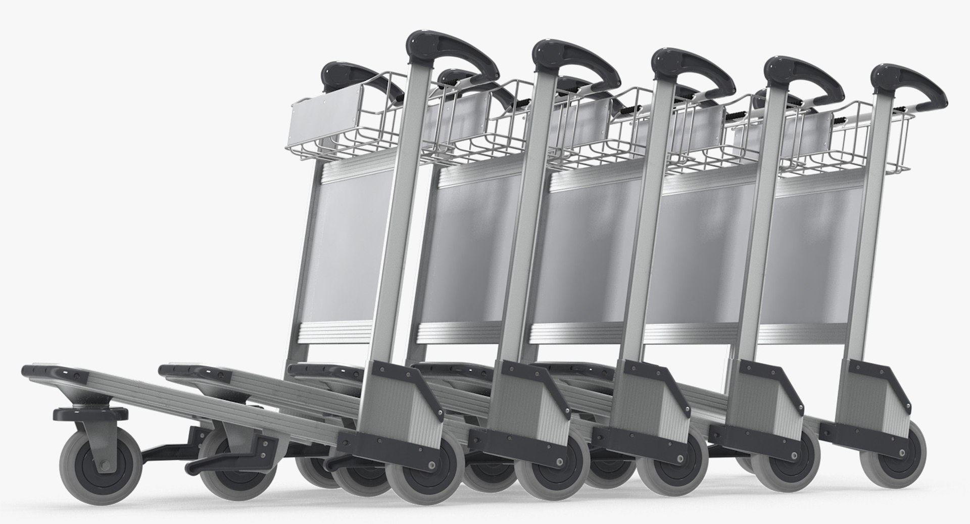 Baggage Airport Trolleys Air Model - TurboSquid 1332738