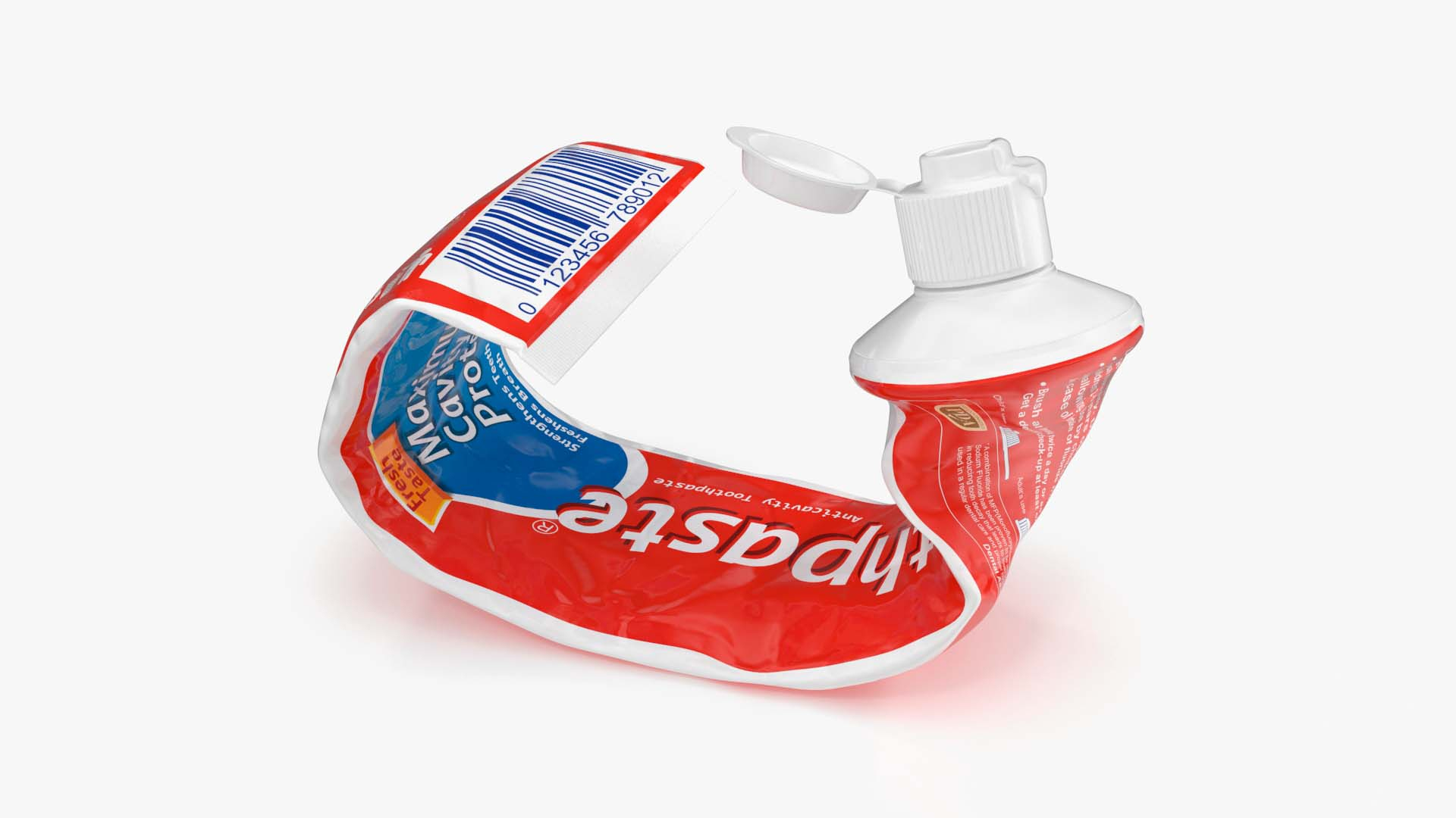 Used Toothpaste Tubes Collection 3D - TurboSquid 2118766