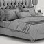 3D Rh Warner Tufted Bed Interior - TurboSquid 1242164