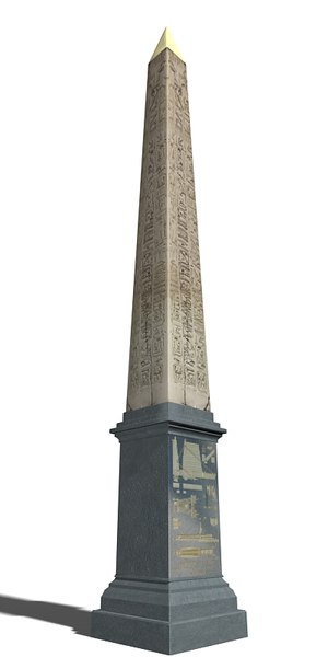 3d model of pyramid louvre