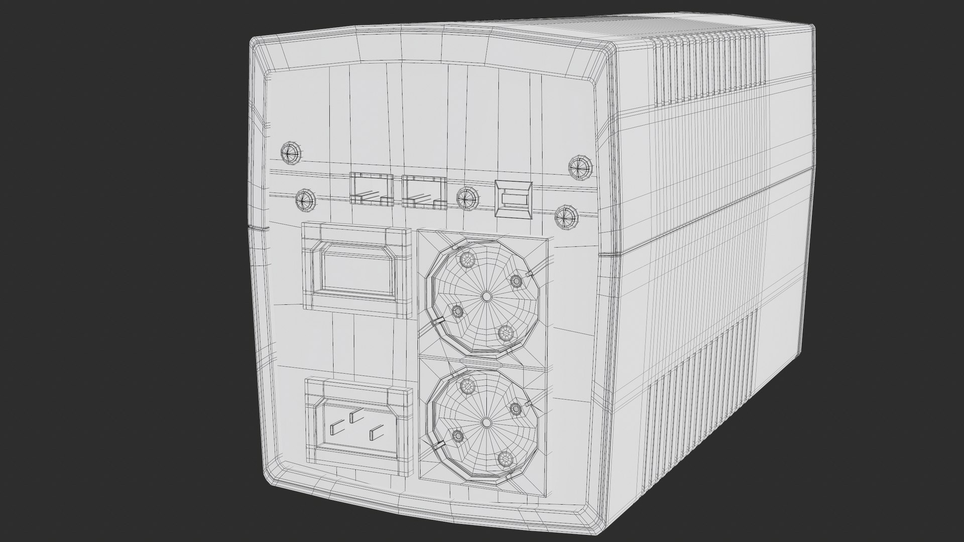 3D Uninterruptible Power Supply UPS PBR Model - TurboSquid 2009531