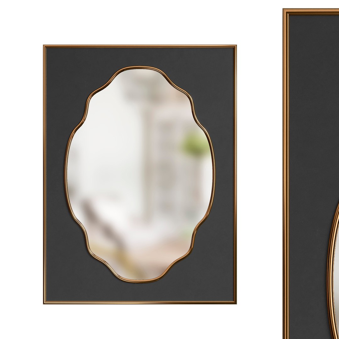 Mirrors Set 179 3d Model Turbosquid 1822741