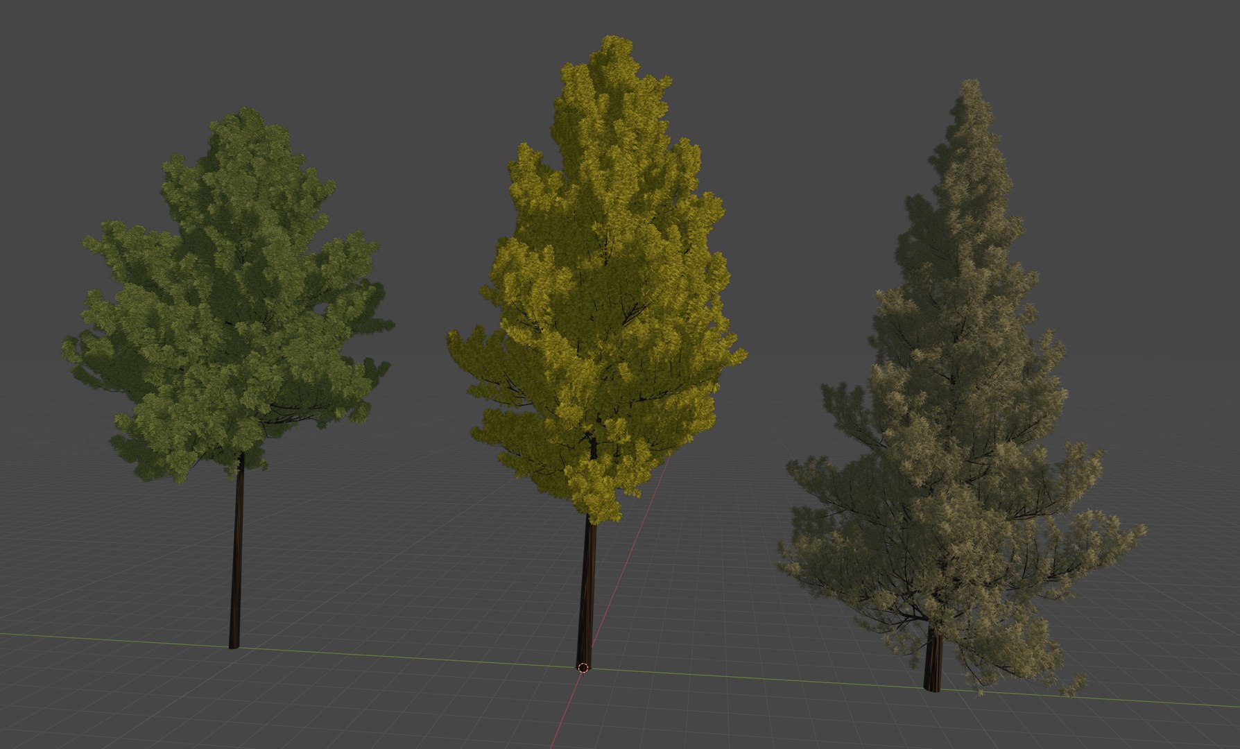 3D Trees Landscape Model - TurboSquid 1666926