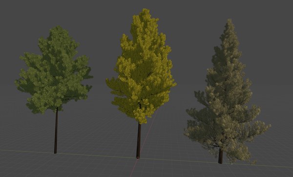 3D trees landscape model - TurboSquid 1666926