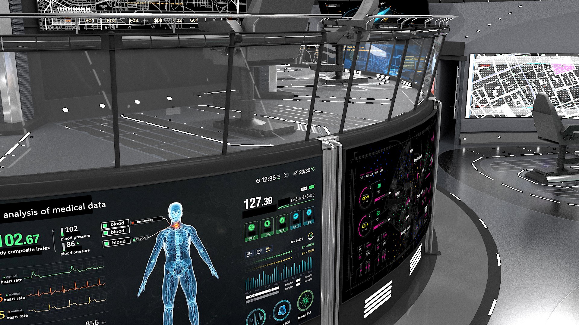 Control Center 3D - TurboSquid 1508563