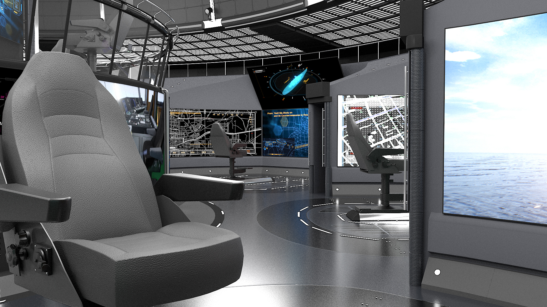 Control center 3D - TurboSquid 1508563