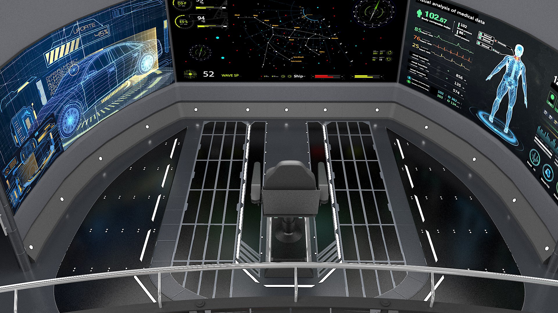 Control Center 3D - TurboSquid 1508563