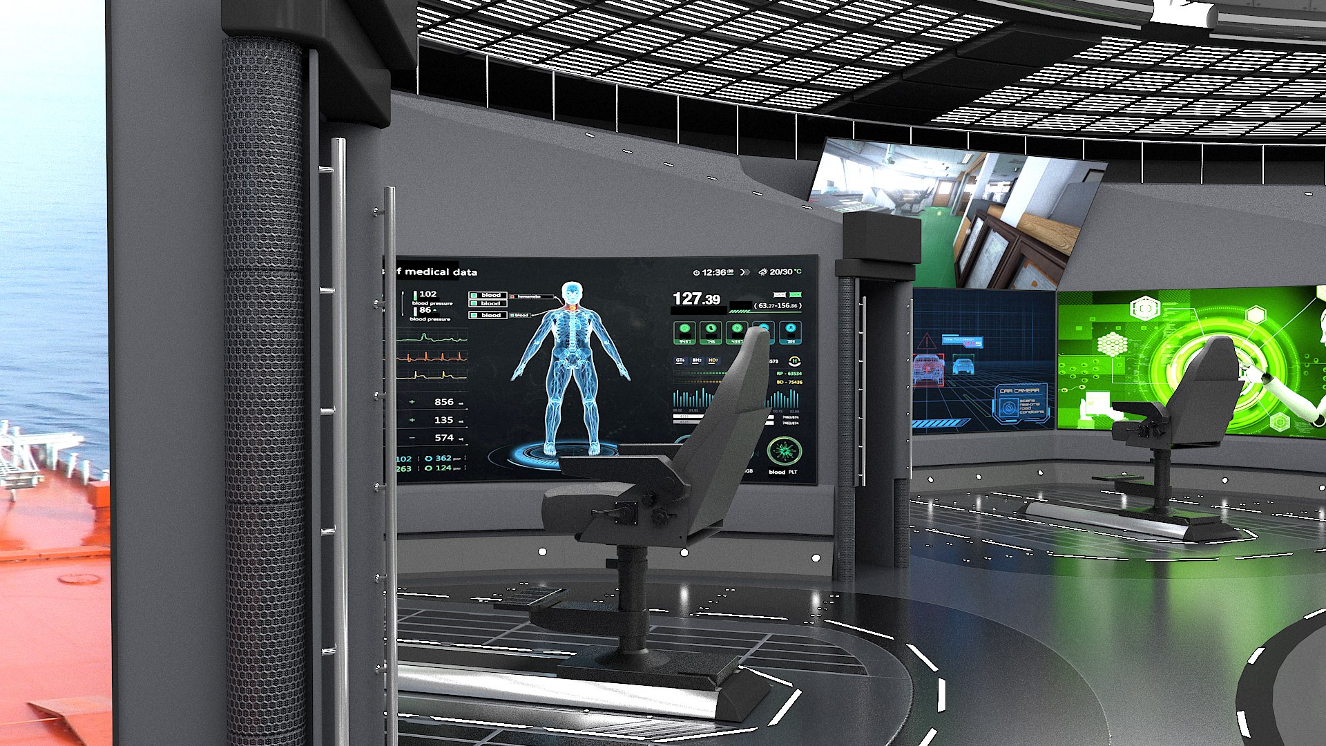 Control Center 3D - TurboSquid 1508563