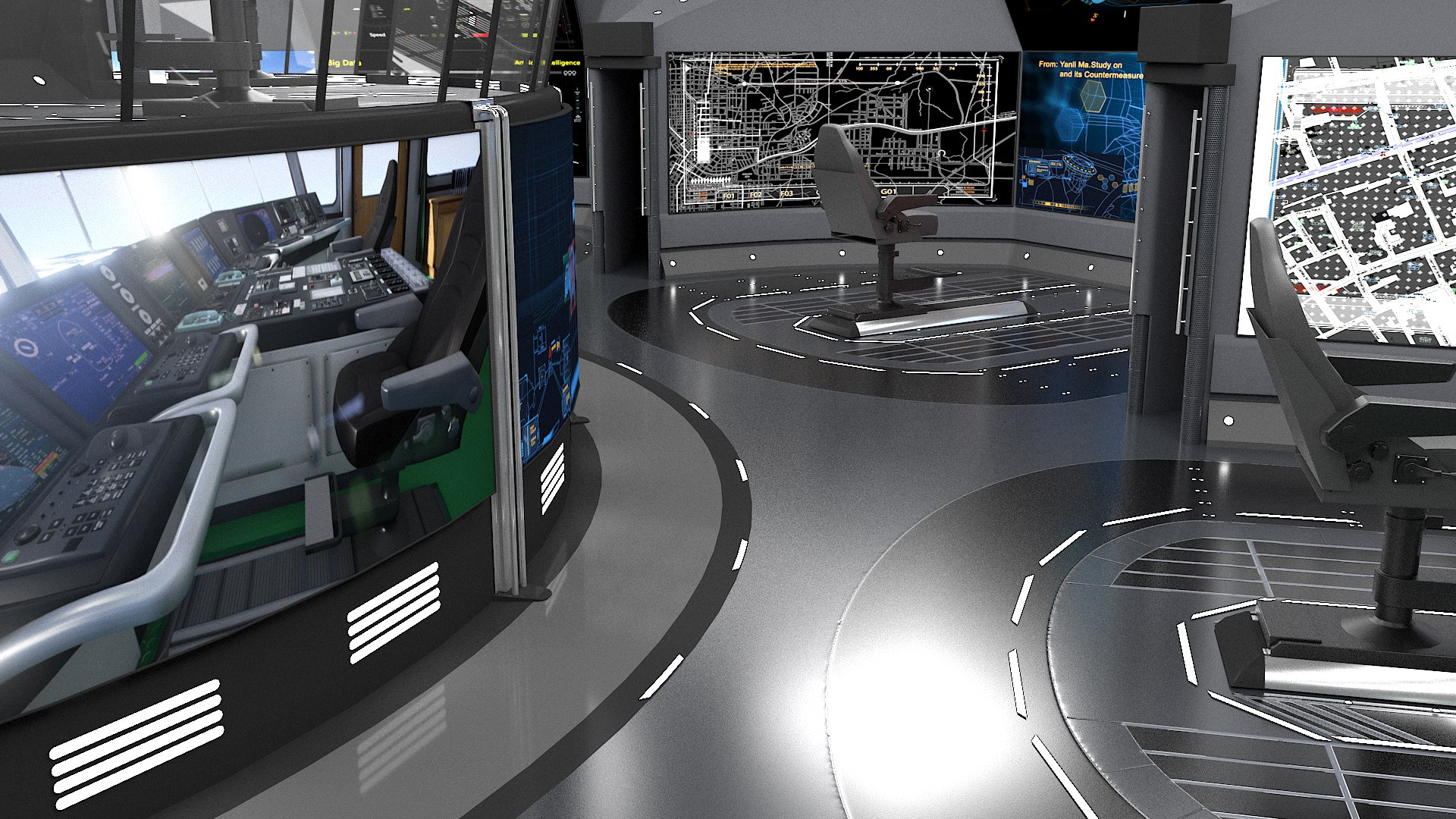 Control Center 3D - TurboSquid 1508563