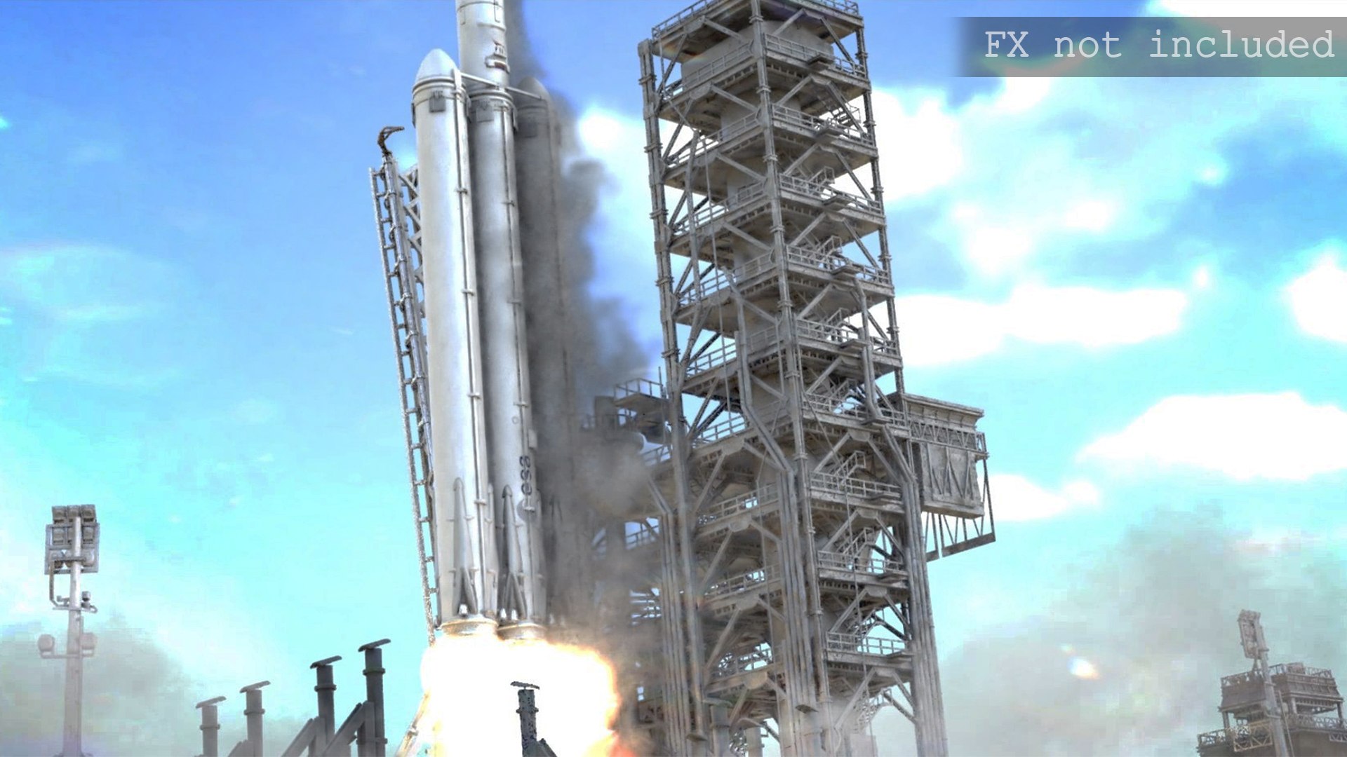 Rocket Launch Pad Interior Modular Environment 3D Model - TurboSquid ...