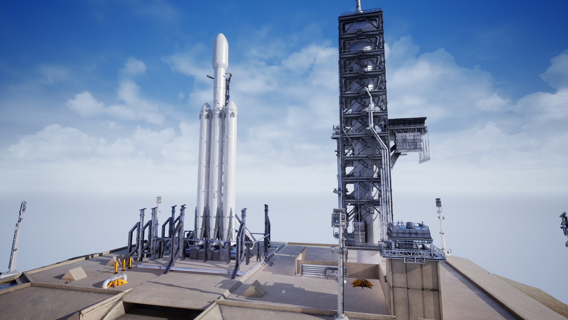 Rocket Launch Pad Interior Modular Environment 3D Model - TurboSquid ...