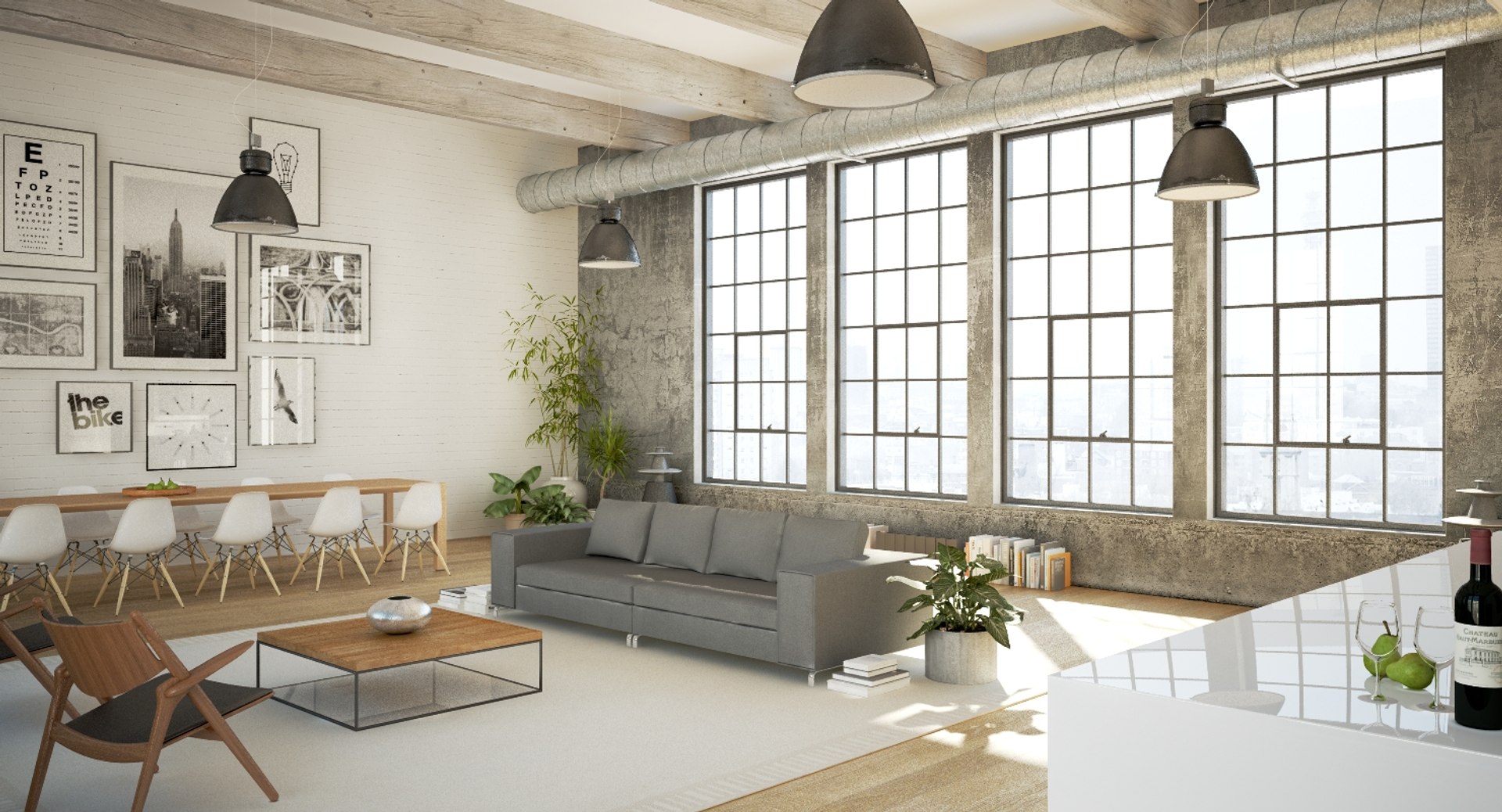 3ds New York Style Loft