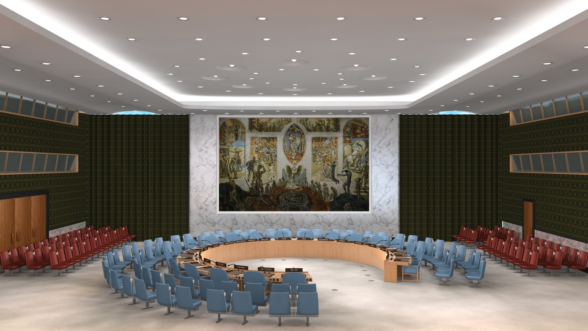 United Nations Conference Rooms Style Conference Room XIX, United