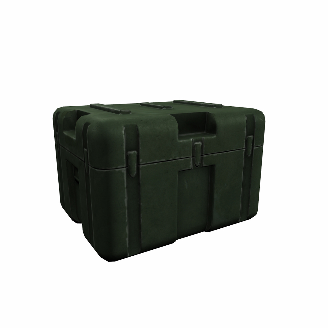 3d Model Military Box