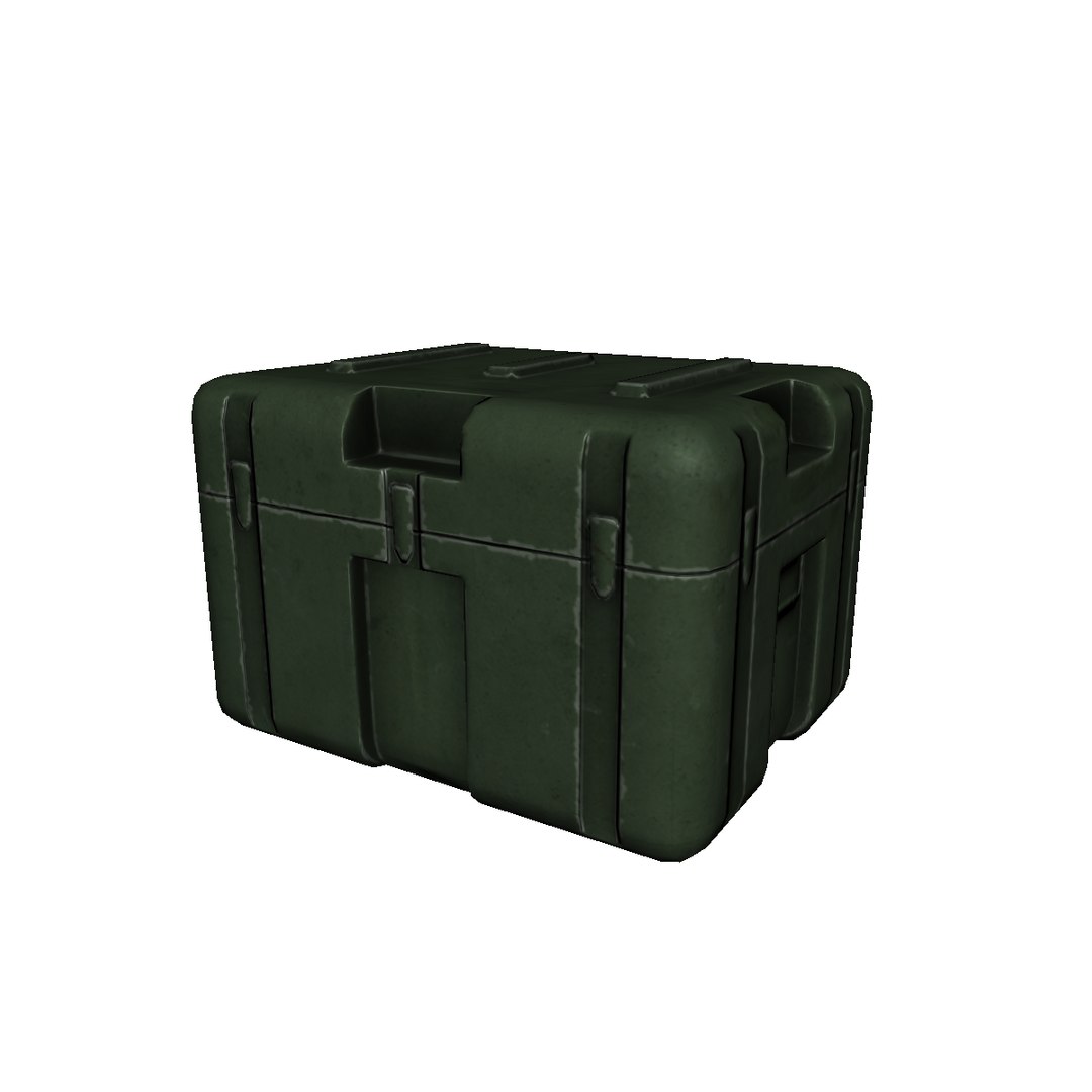 3d Model Military Box