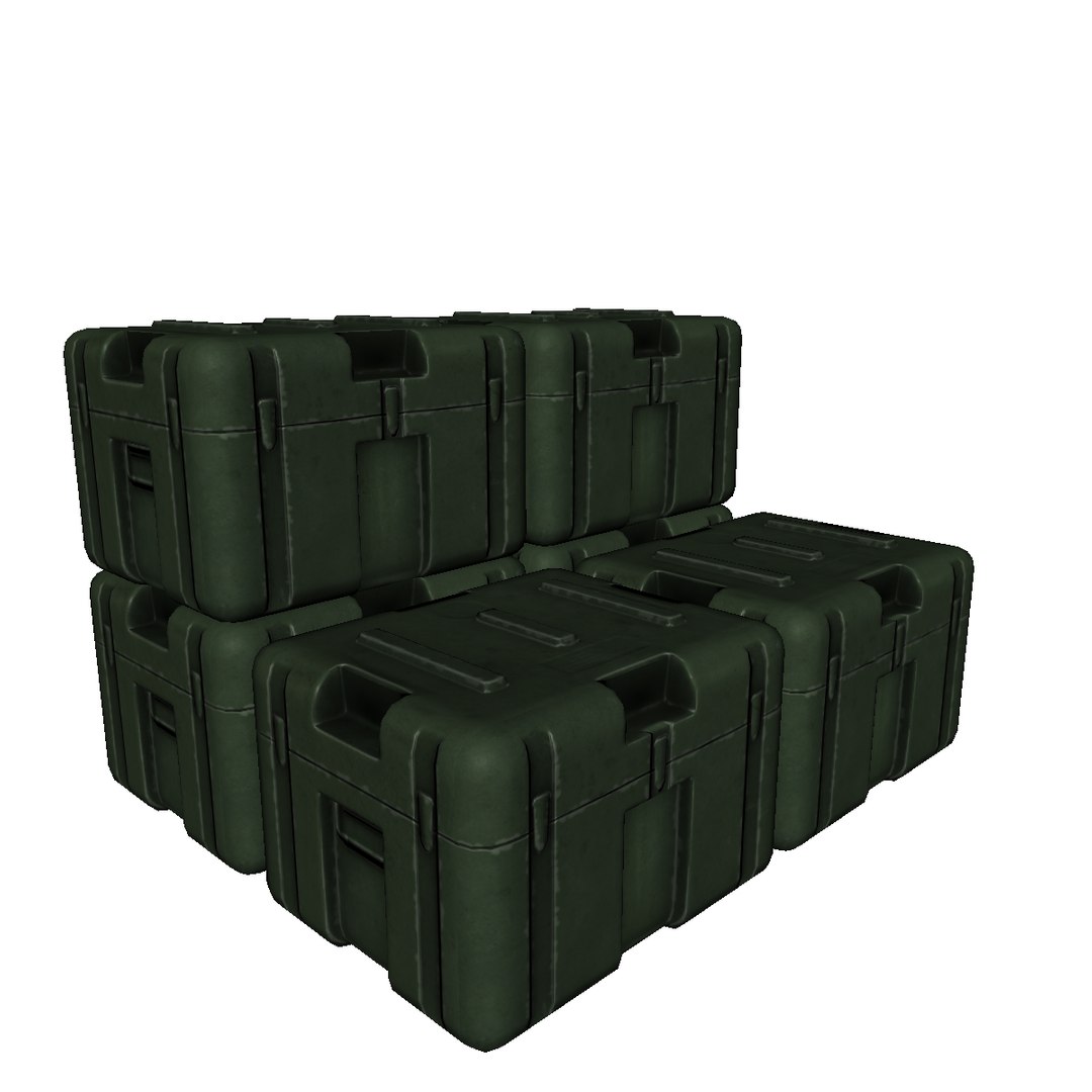 3d Model Military Box
