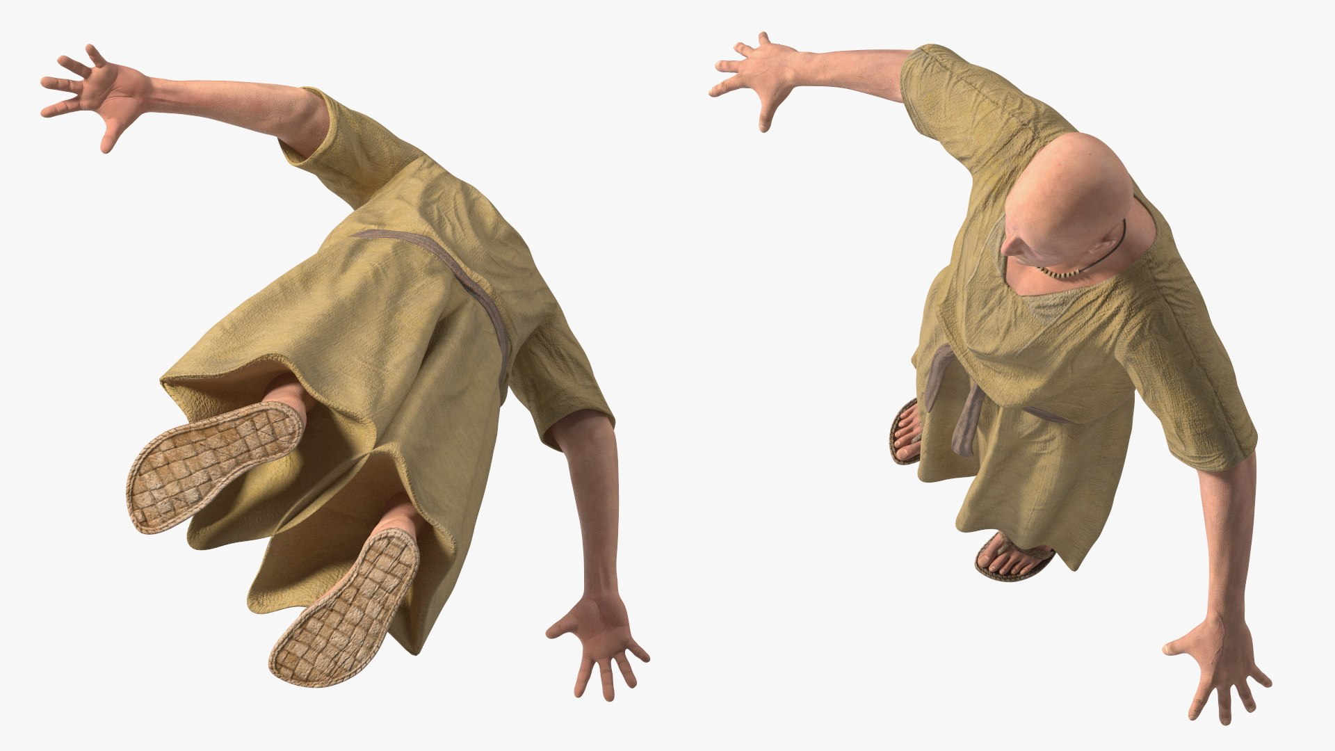 Ancient Priest Rigged Model - TurboSquid 2268677