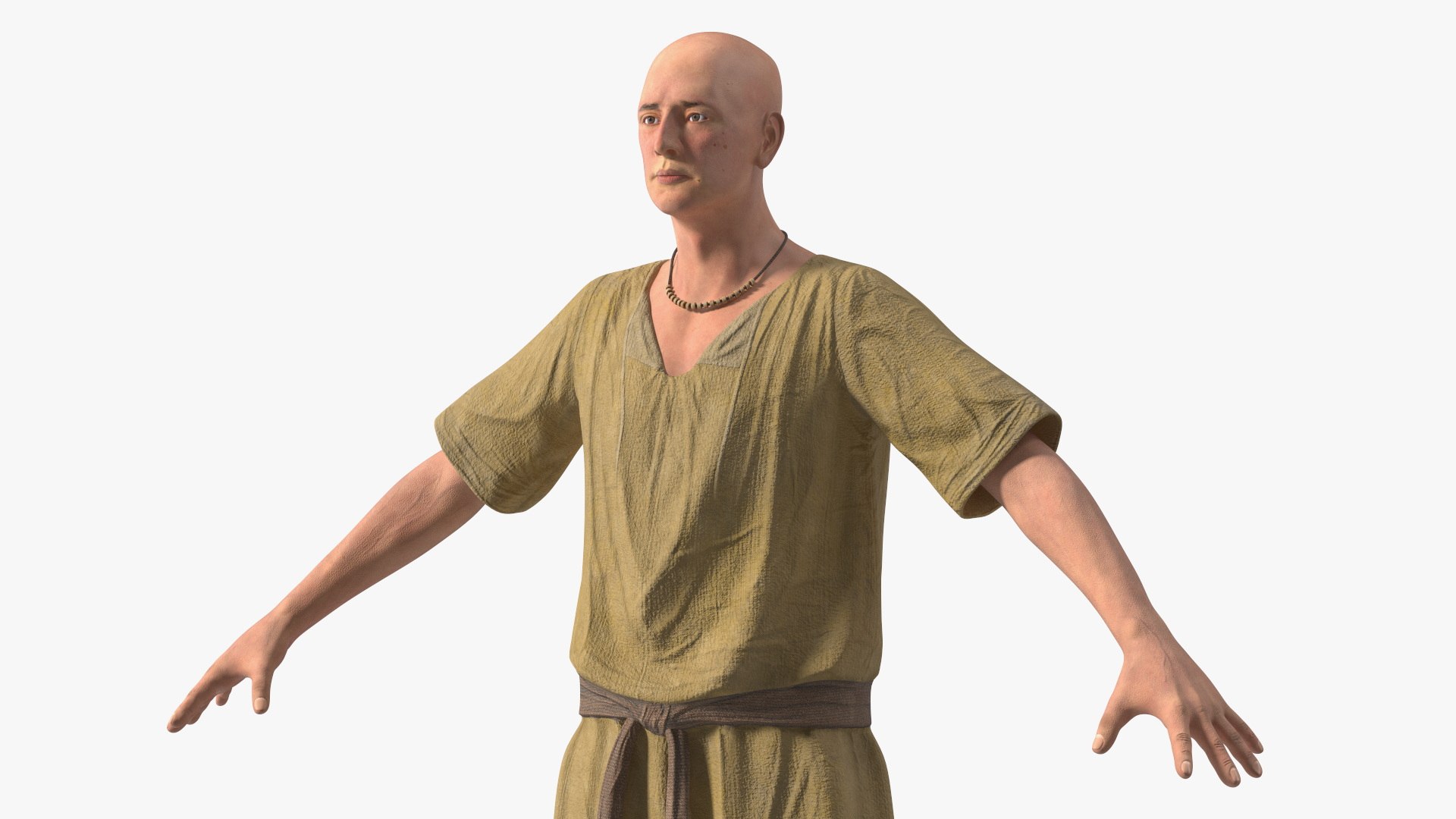 Ancient Priest Rigged Model - TurboSquid 2268677