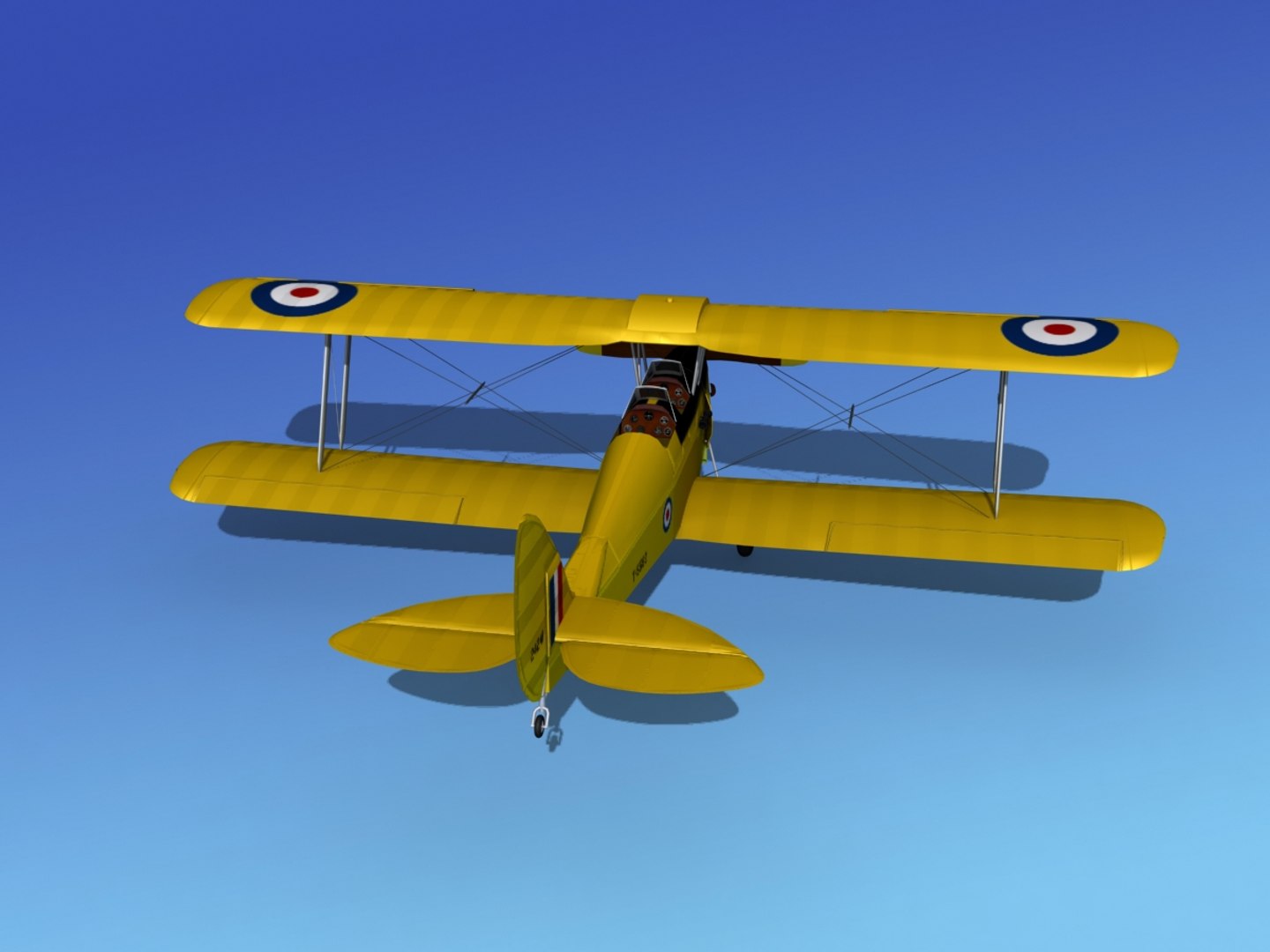 3d Model Tiger Moth