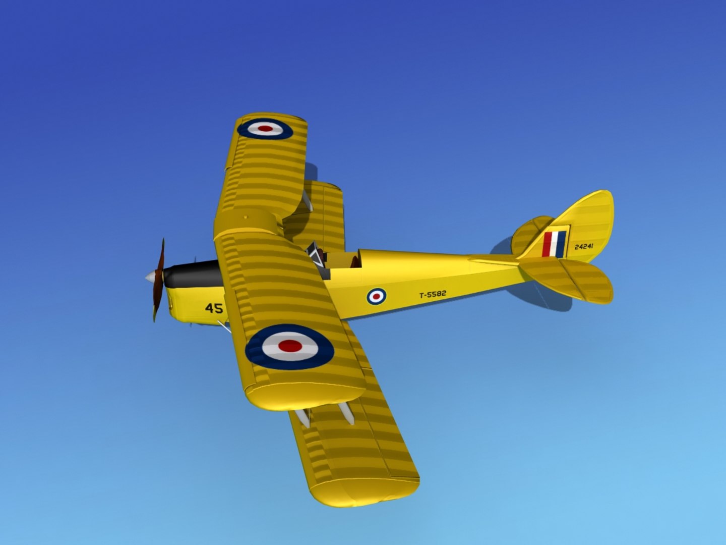 3d Model Tiger Moth