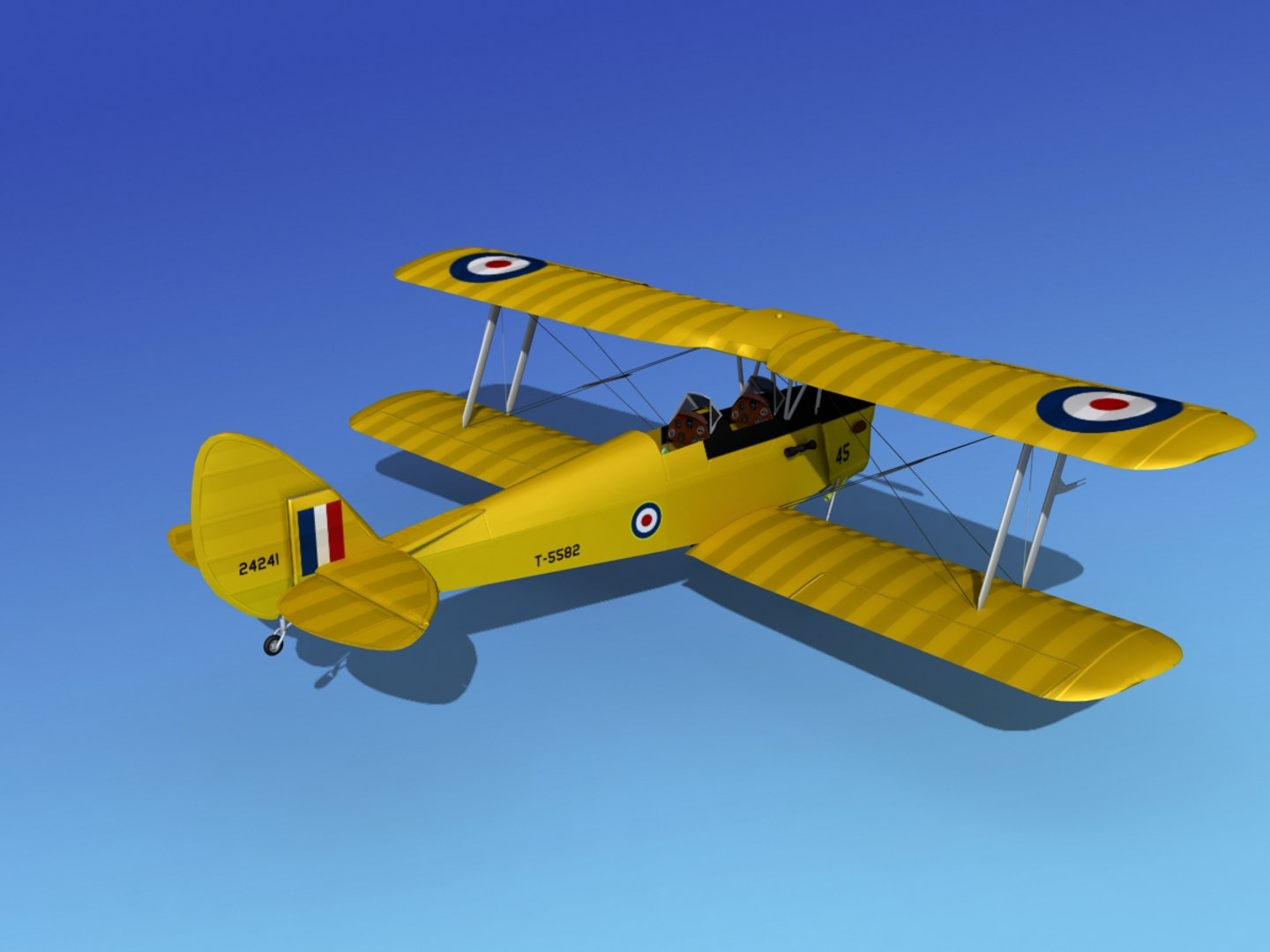 3d Model Tiger Moth