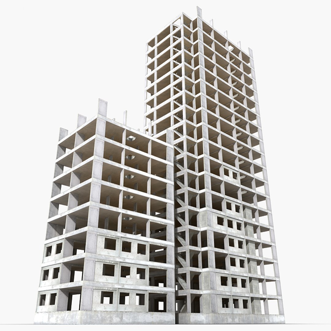 building construction 3d model