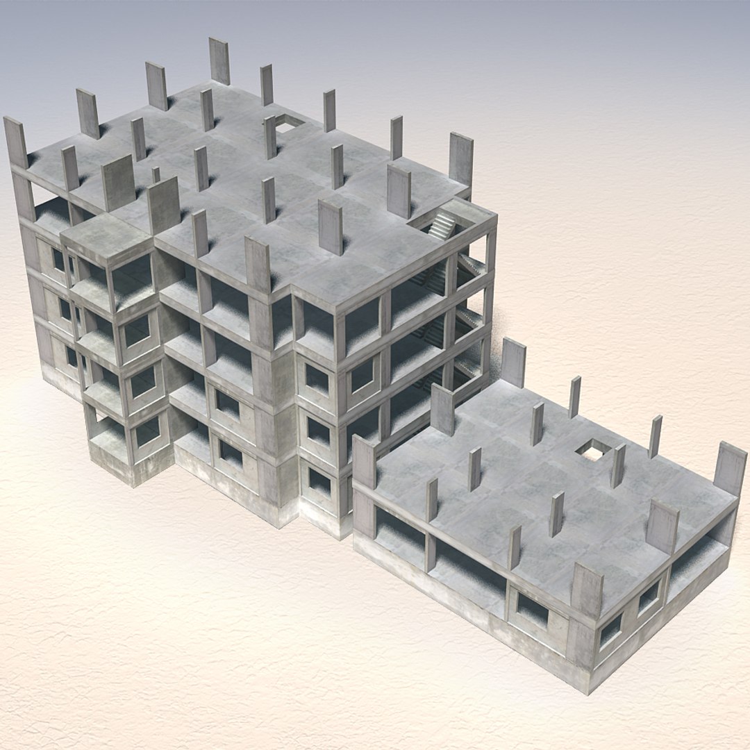 Building Construction 3d Model