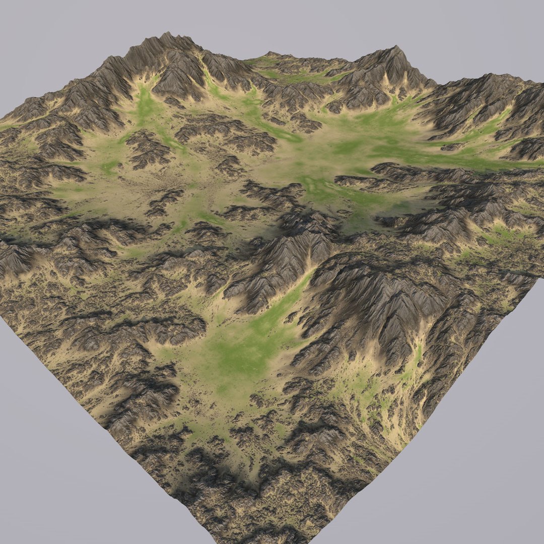 Green Valley 3D Model - TurboSquid 1295978