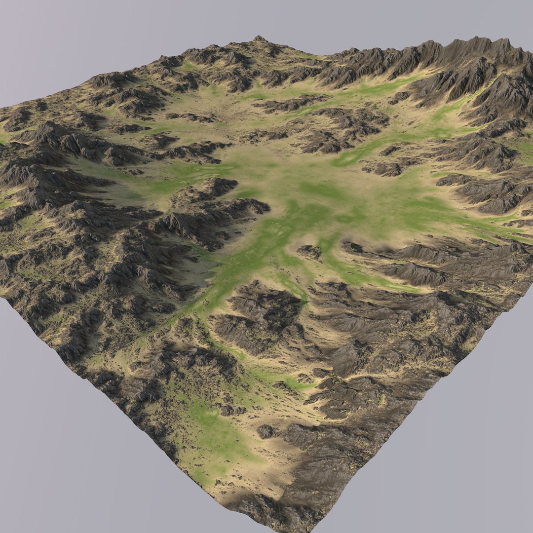 Green Valley 3D Model - TurboSquid 1295978