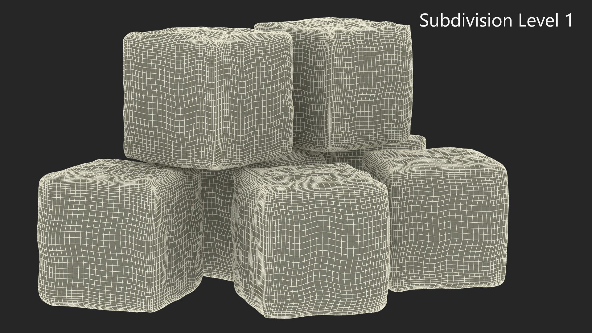 3D Model Frozen Ice Cubes - TurboSquid 2252298