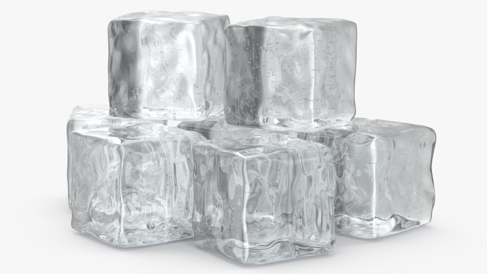 3D Model Frozen Ice Cubes - TurboSquid 2252298