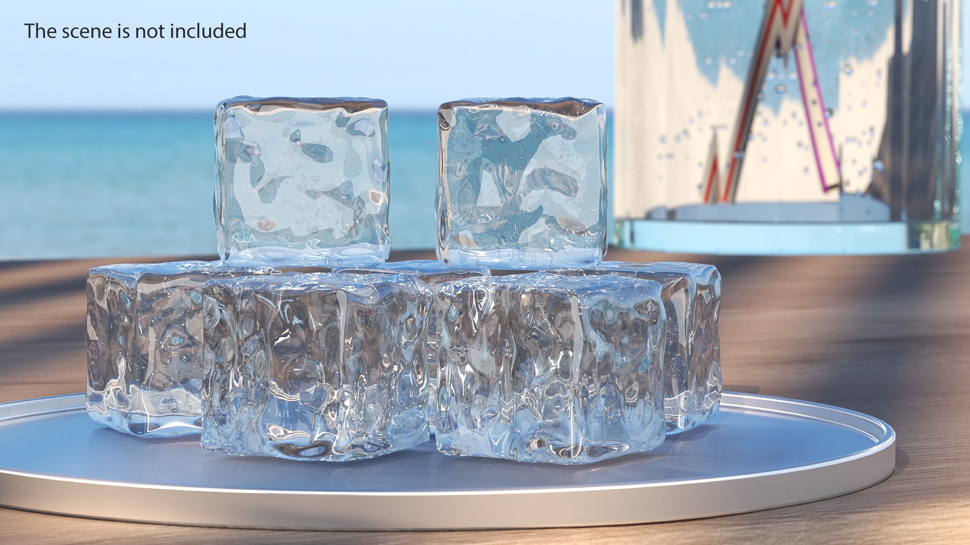 3D Model Frozen Ice Cubes - TurboSquid 2252298