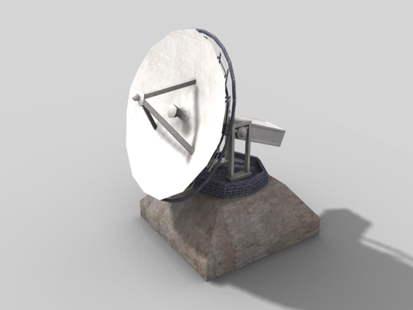 Satellite Dish Prop 3d Model