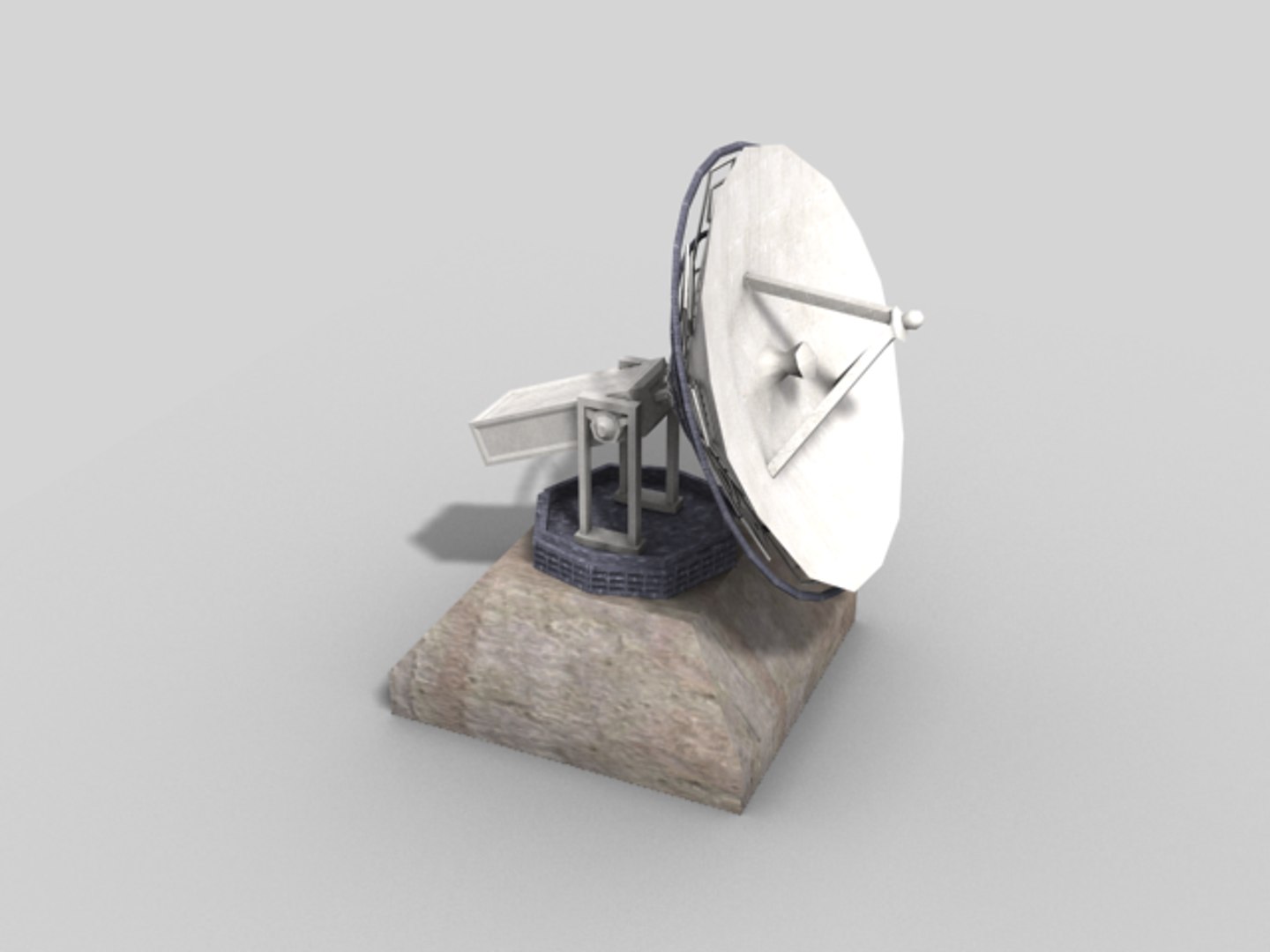 Satellite Dish Prop 3d Model