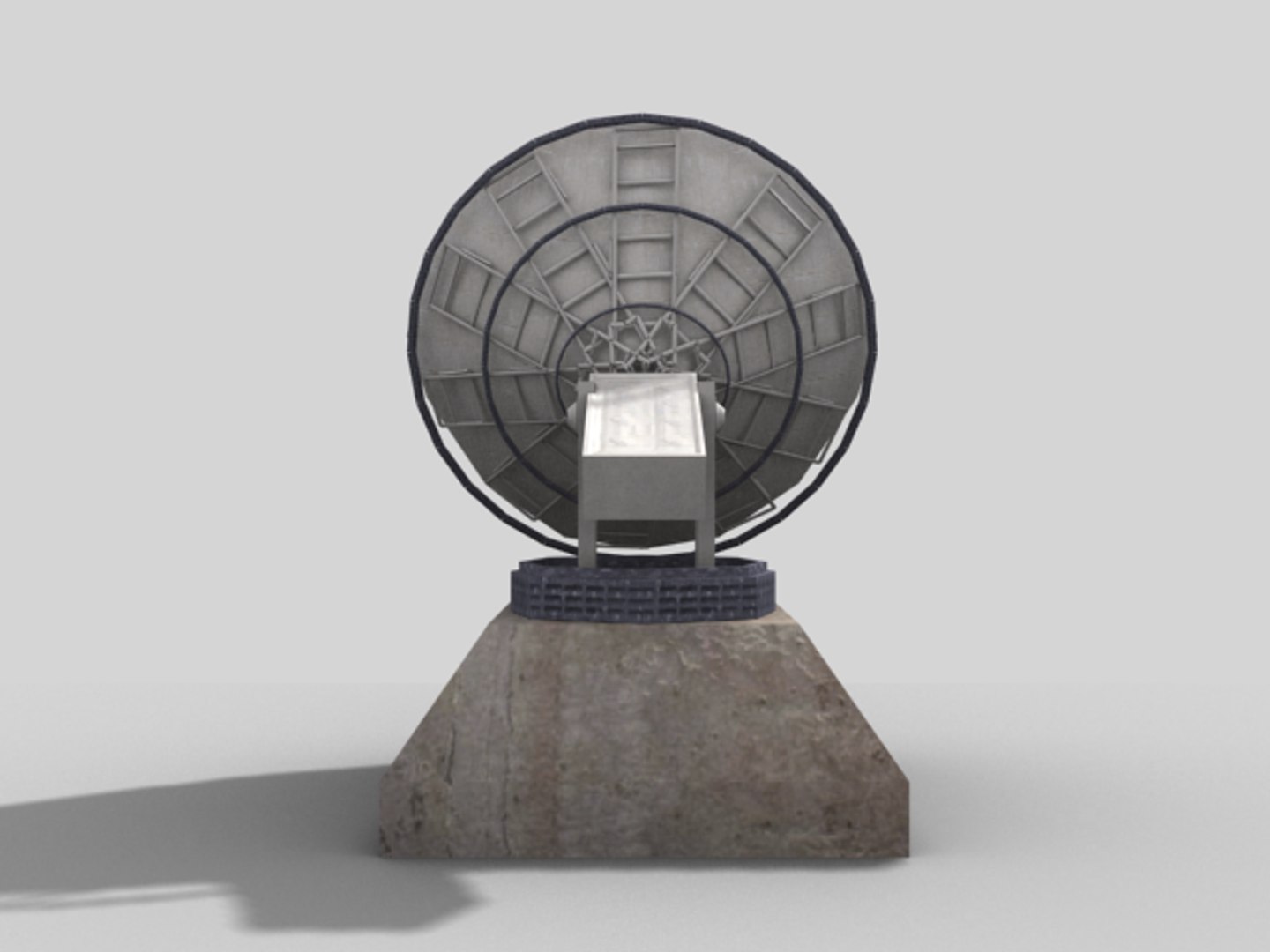 Satellite Dish Prop 3d Model