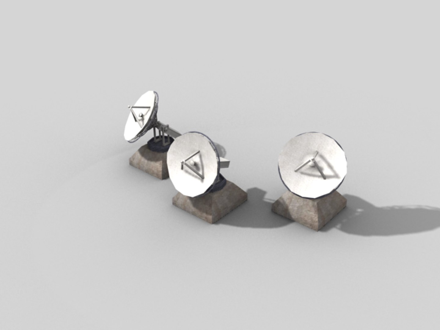 Satellite Dish Prop 3d Model