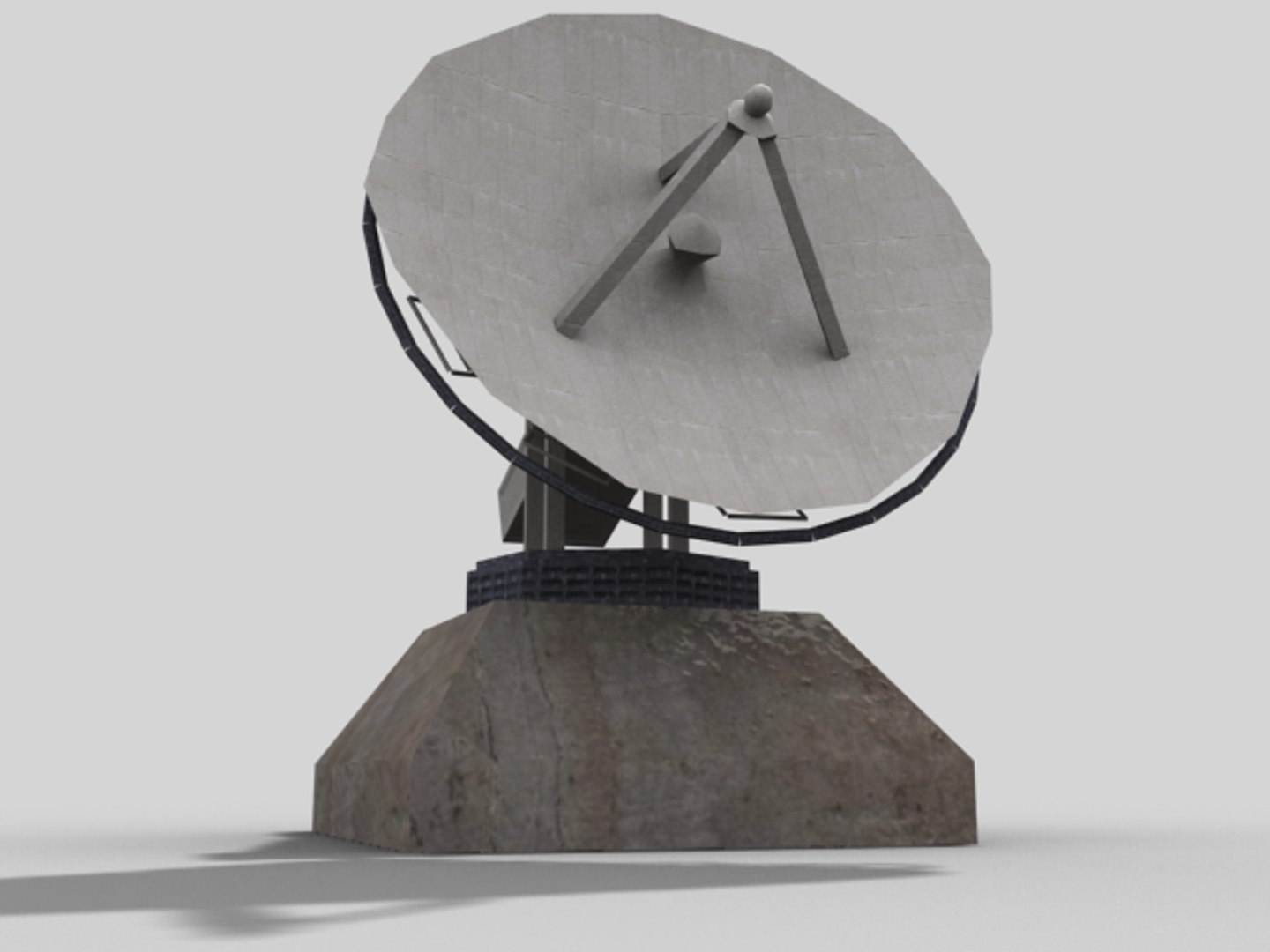 Satellite Dish Prop 3d Model