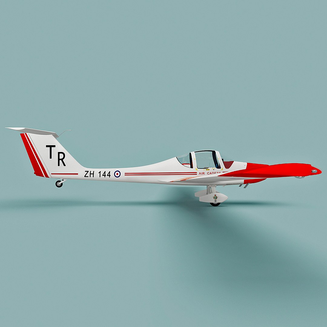 3d Model Motor Glider Grob G