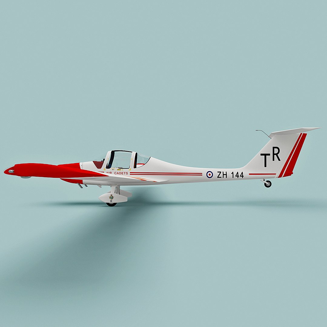 3d Model Motor Glider Grob G