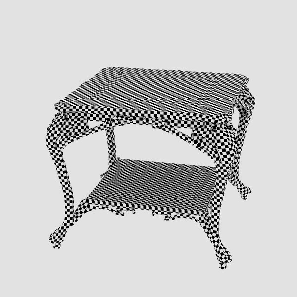 3D medea square table wood model - TurboSquid 1394855