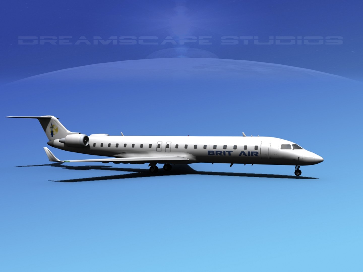 3d Crj700 Bombardier