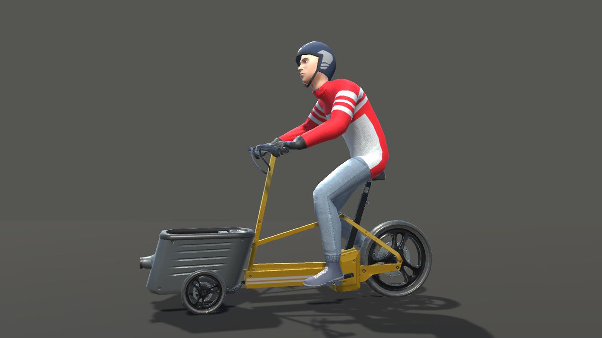 Cargo Pedal Bike Animations 3D - TurboSquid 1931666
