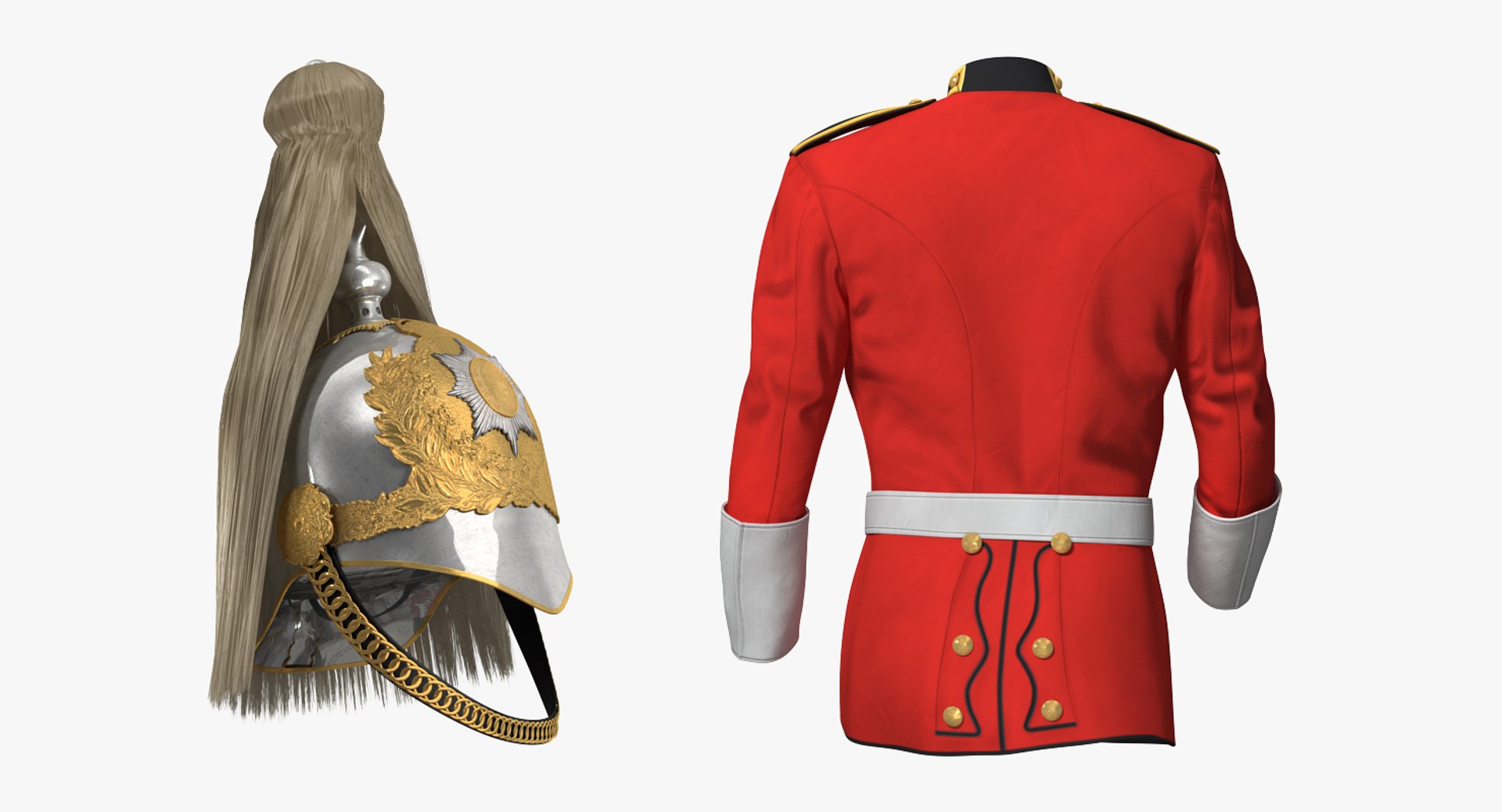 British Royal Lifeguard Walking 3D Model - TurboSquid 1195922