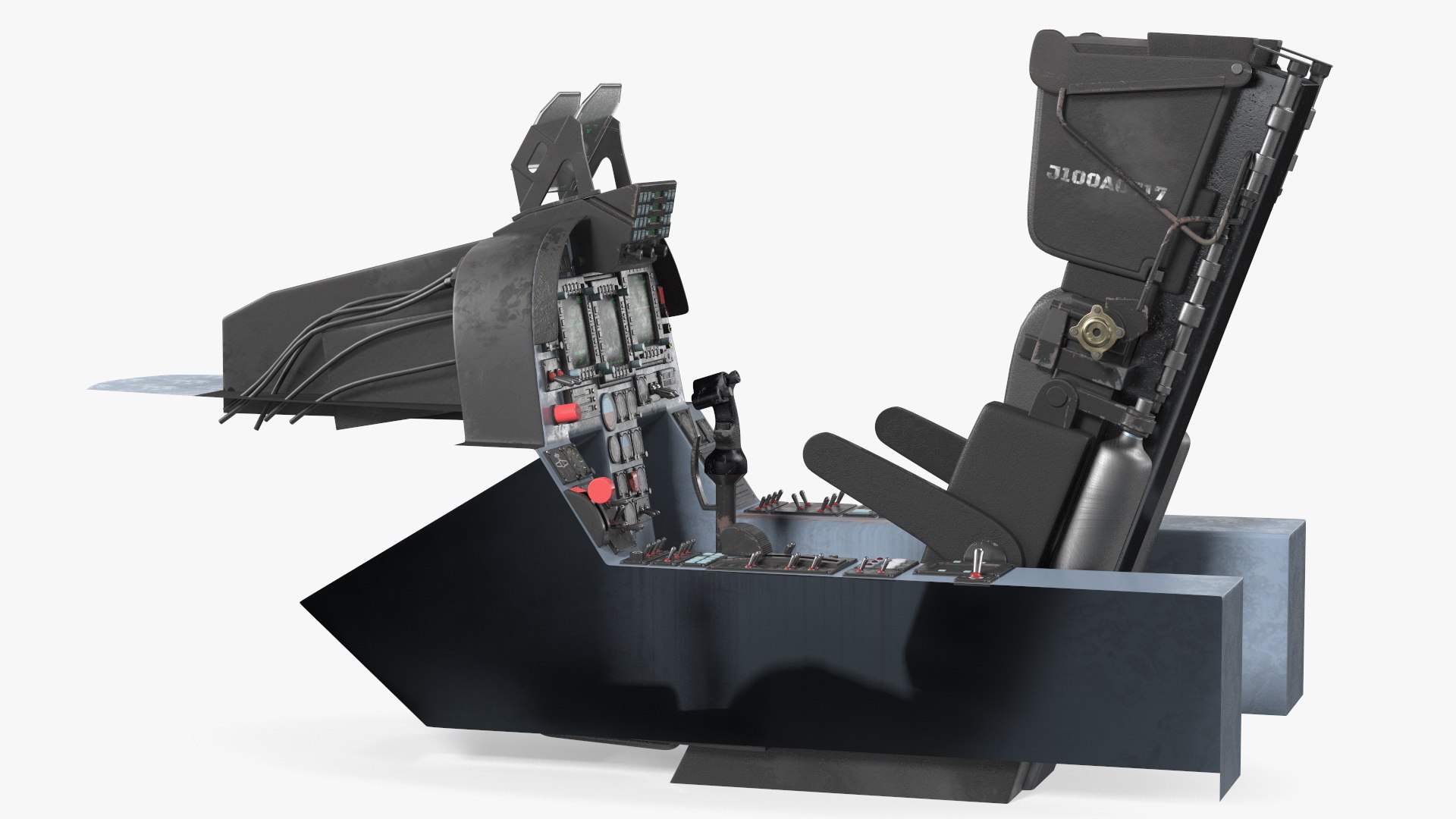 Chengdu J10 A Vigorous Dragon Cockpit 3D model - TurboSquid 1744190