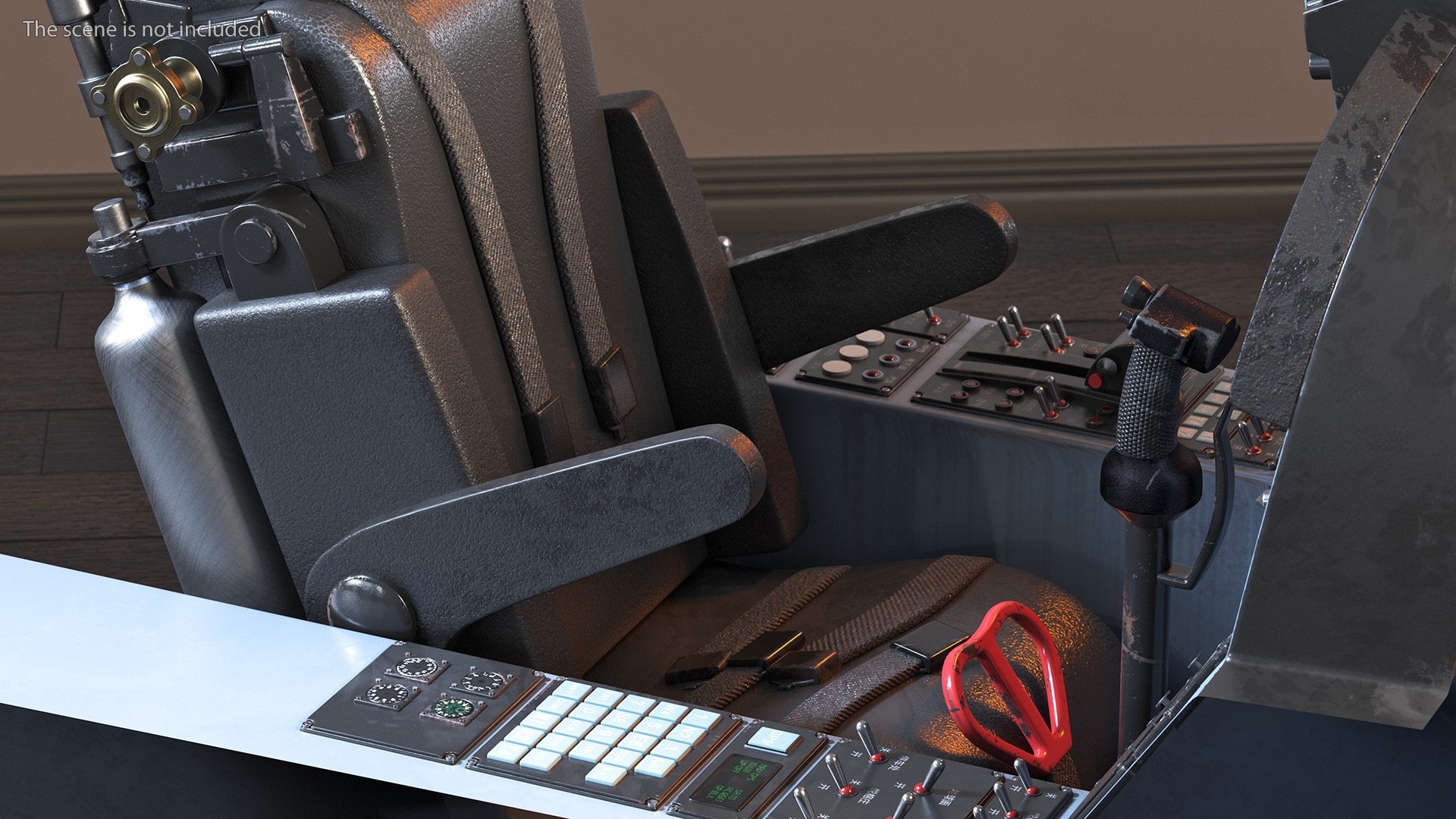 Chengdu J10 A Vigorous Dragon Cockpit 3D model - TurboSquid 1744190
